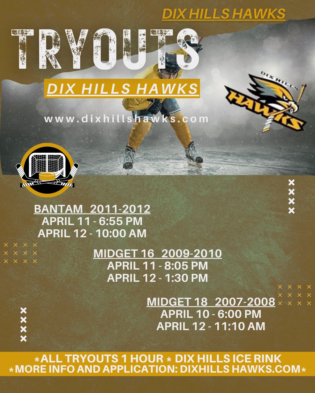 UPDATED TRYOUT INFORMATION!